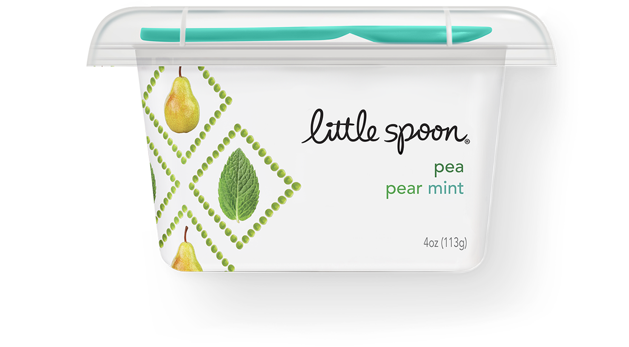 Homemade Quality Pea Pear Mint Organic Baby Food