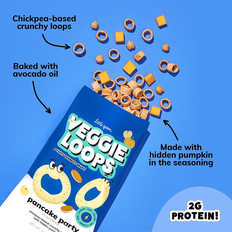 Pancake Party Veggie Loops | Kids Snacks - Little Spoon